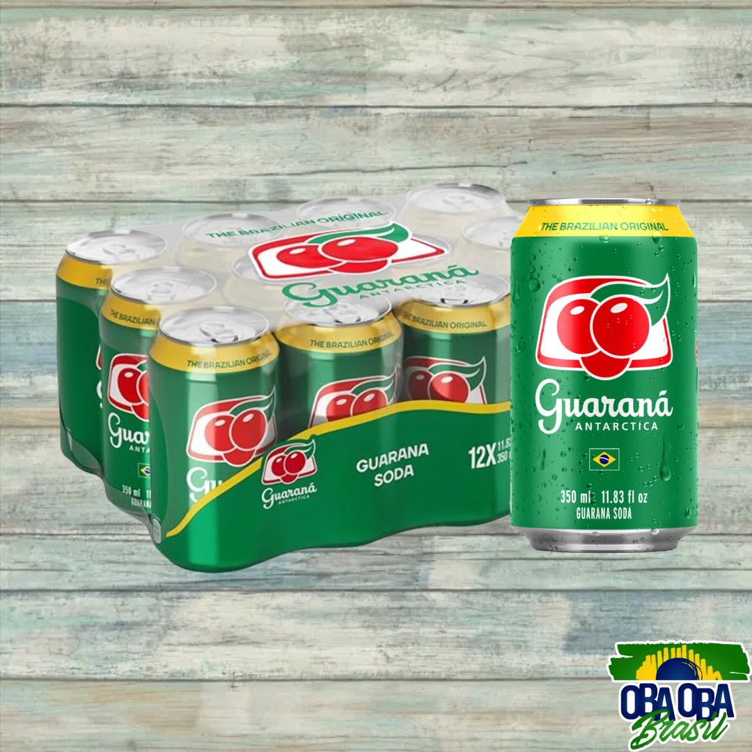 Brazilian Soda Guarana Antarctica Soda Pop (Original) | OBA OBA Brasil