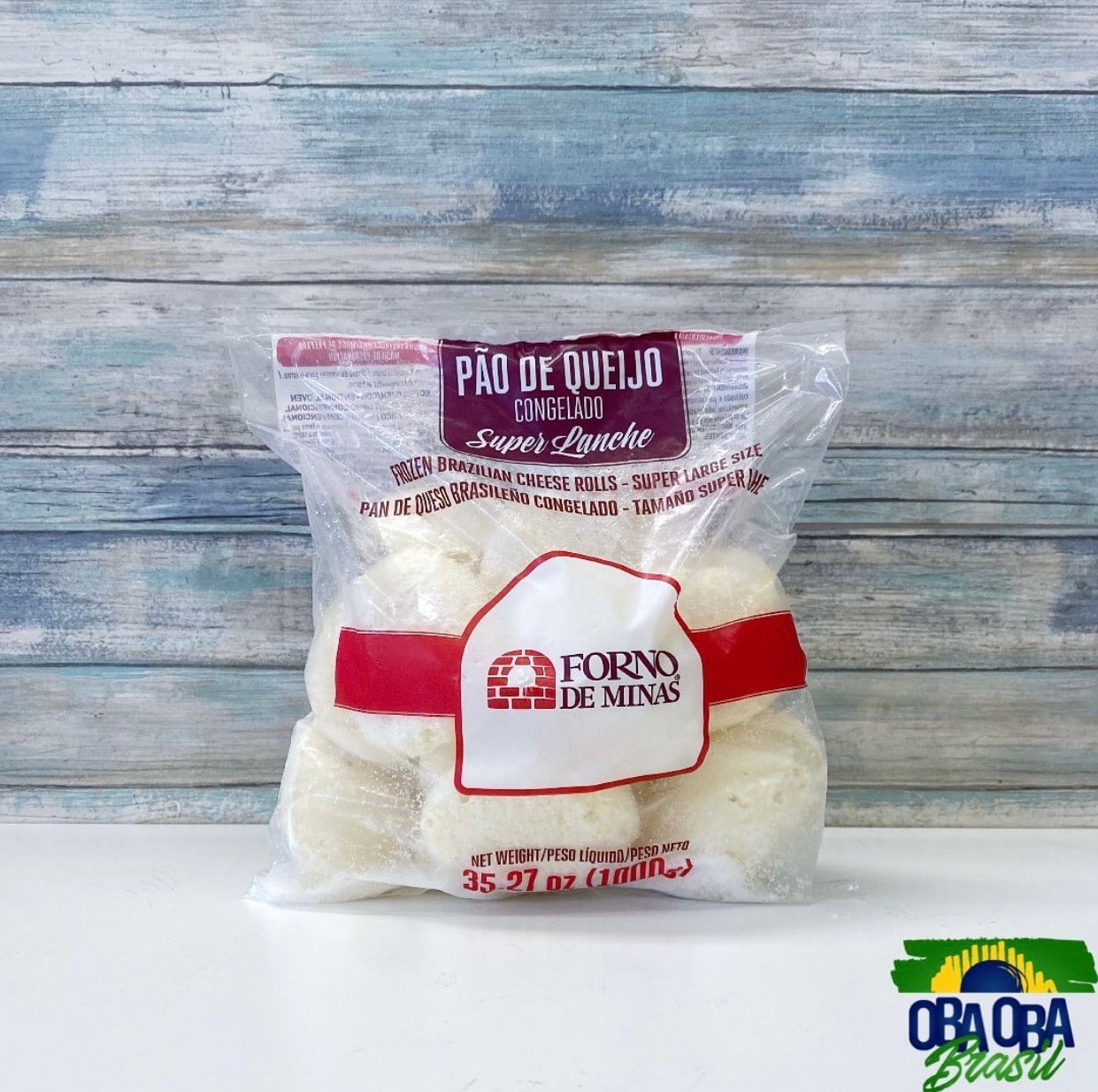 Forno de Minas Frozen Cheese Bread/Pao de Queijo Congelado | OBA OBA Brasil