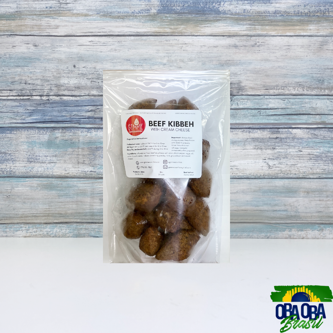 Gimme Coxinha Mini Beef Kibbeh with Cream Cheese (Pre-Fried/Ja Frita ...